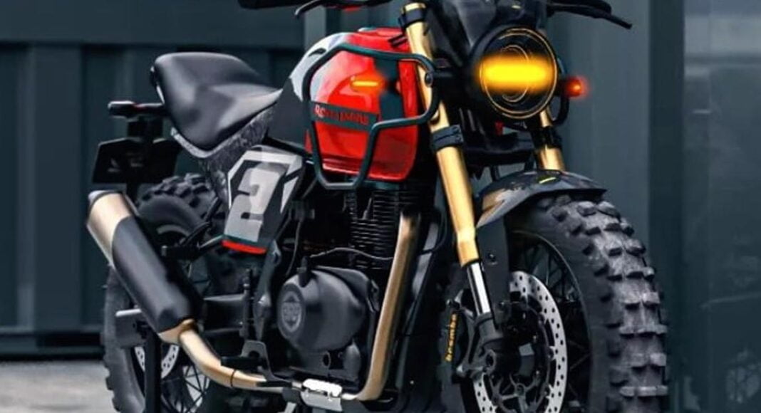 This Digital Concept of the RE Scrambler is Every Biker's Dream