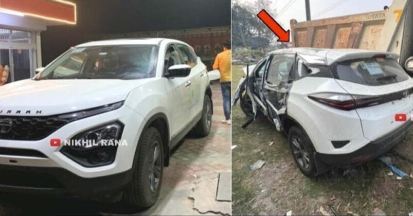 Tata Harrier Has MASSIVE Crash Soon After Delivery, Shows 5-star Safety ...
