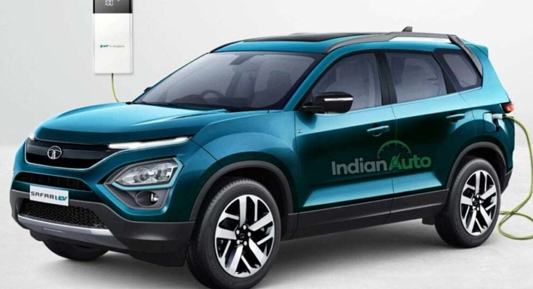 Tata Safari EV Looks Production-Ready in Latest Illustration