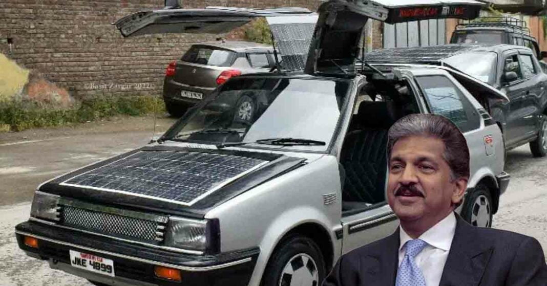 Anand Mahindra Praises Kashmiri Man Who Made Solar Car » Car Blog India