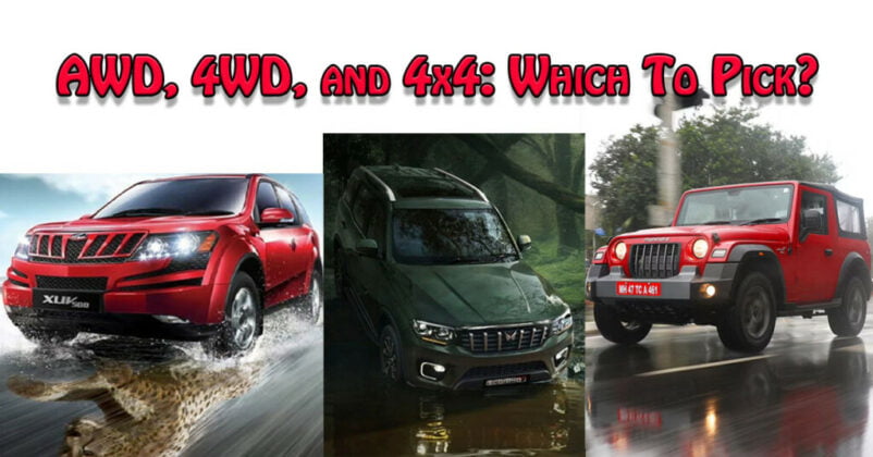 AWD vs 4WD vs 4×4: What’s the Difference? » Car Blog India
