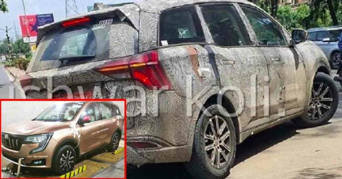 Mahindra XUV e8 (XUV700 Electric) Spied On Test » Car Blog India