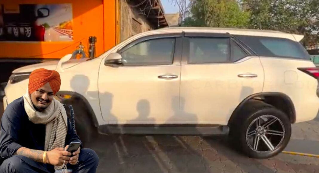 Sidhu Moosewala's Toyota Fortuner with 20-inch Alloys