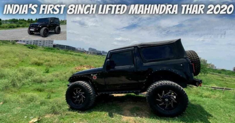 India’s ONLY Mahindra Thar with 8-inch Lift Kit and 38-inch Wheels ...