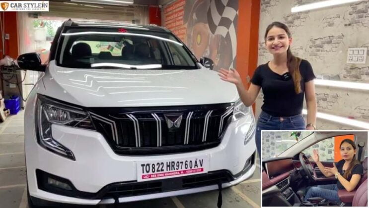 Mid-spec Mahindra XUV700 AX5 with Luxury Interior Modification – VIDEO ...