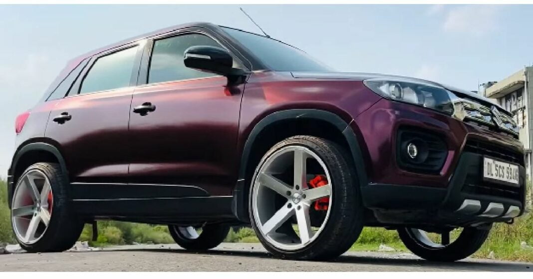 India’s First Wine Red Maruti Brezza Looks Very Premium – VIDEO » Car ...