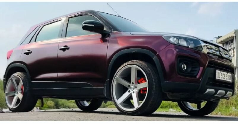 India’s First Wine Red Maruti Brezza Looks Very Premium – VIDEO » Car ...