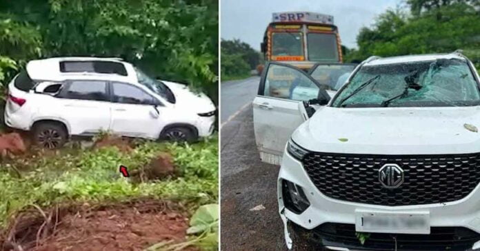 MG Hector Falls Off Road at 90 km/h, Hints at 5-Star Safety Rating ...
