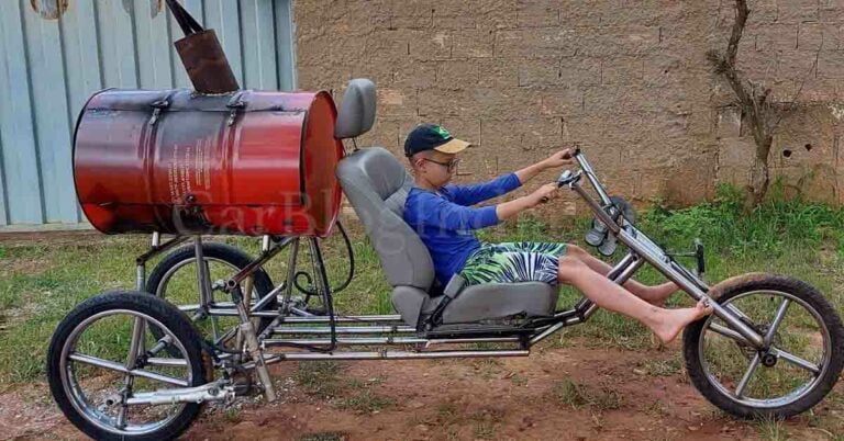 Engineer Makes Steam-Powered Tricycle From Recycled Material » Car Blog ...