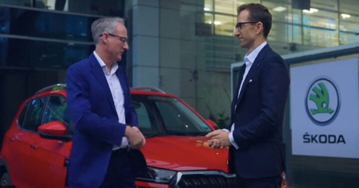 Zac Hollis Shows Slavia and Kushaq to His Successor Petr Solc » Car ...
