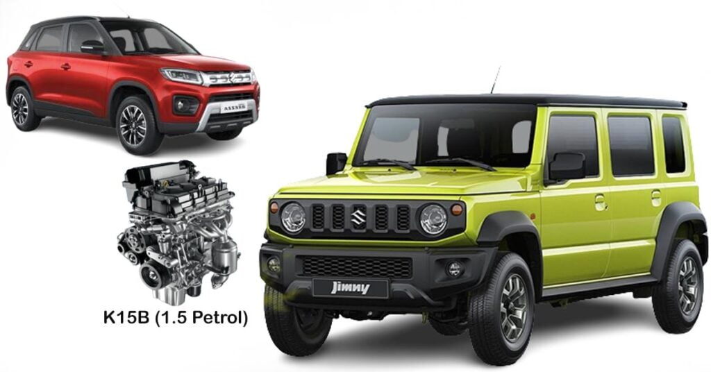 Maruti Jimny 5-Door Could Get Old Brezza’s 1.5-litre Petrol Engine ...