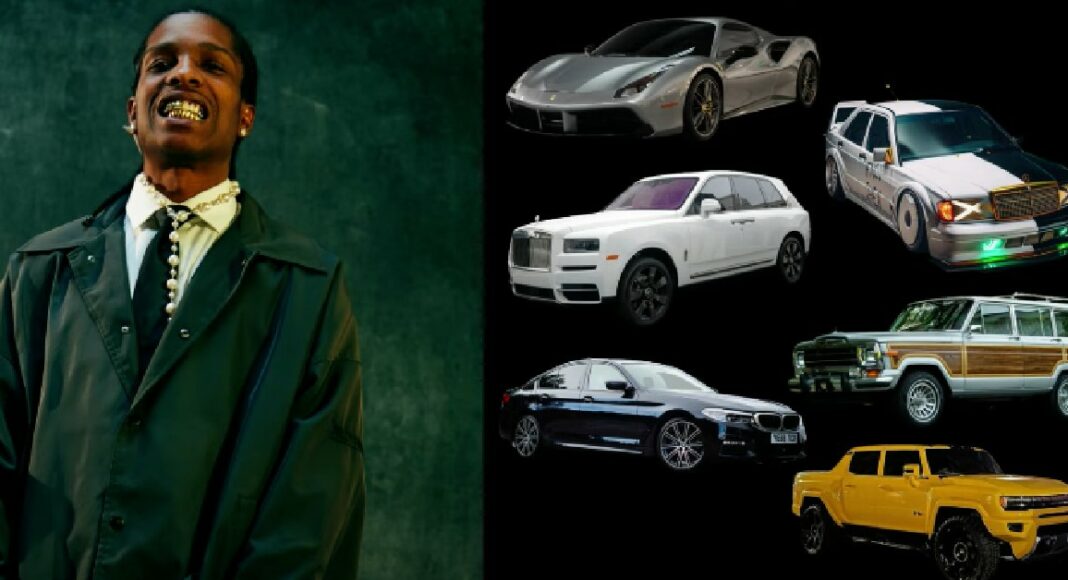Car Collection of ASAP Rocky is Lit - VIDEO