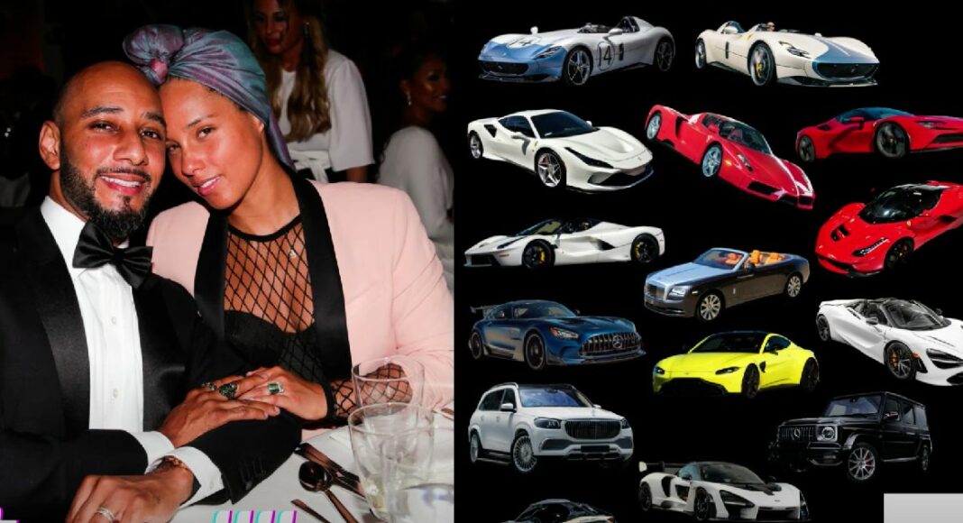 $20 Million Car Collection of Alicia Keys and Swizz Beatz - VIDEO