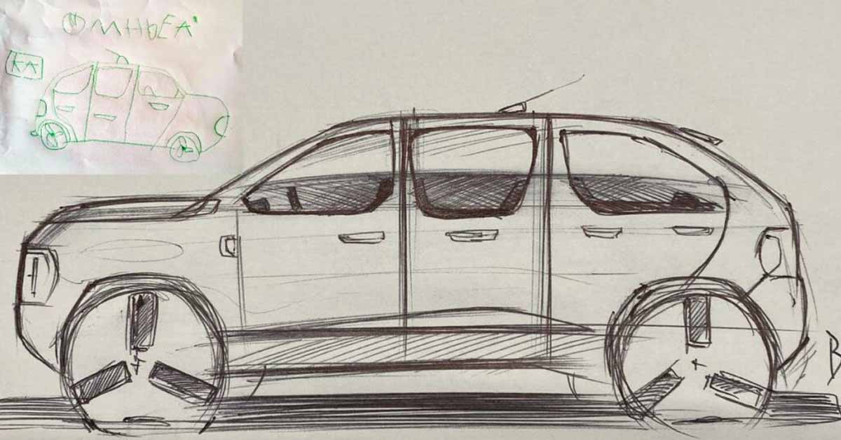 Pratap Bose Reacts to Mahindra Electric MPV Sketch by 4-Year-Old » Car ...