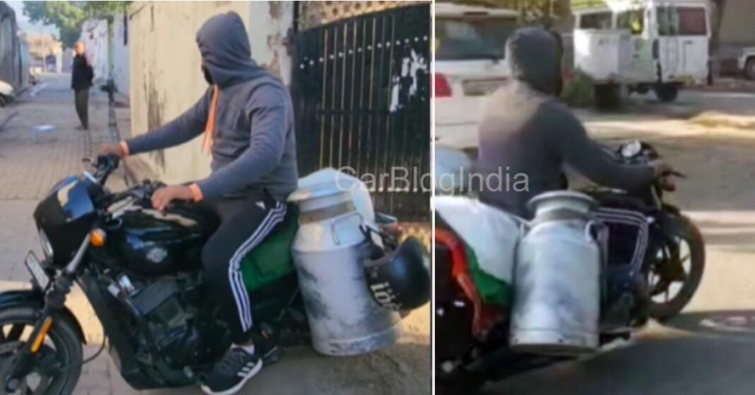 Man Uses Harley Davidson to Deliver Milk – Viral Video » Car Blog India