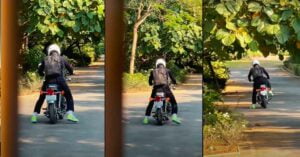 MS Dhoni Seen Struggling to Start His Yamaha RD350 » Car Blog India