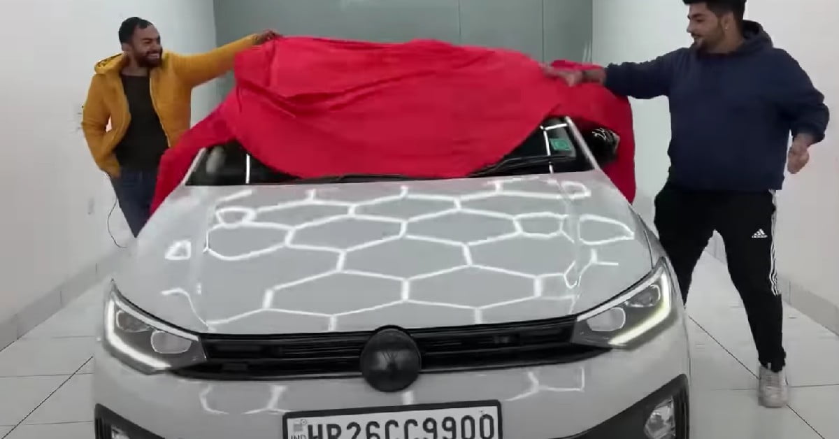 India's First VW Virtus in Audi Nardo Grey Wrap - VIDEO