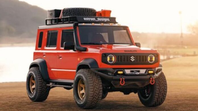 Maruti Jimny 5-Door Looks MACHO in Off-Roader Guise » Car Blog India