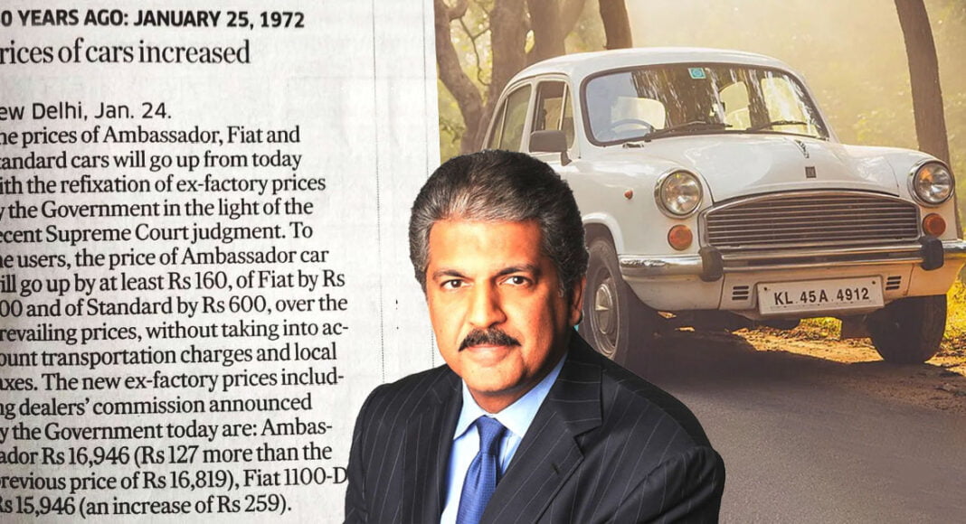 Anand Mahindra Price Hikes