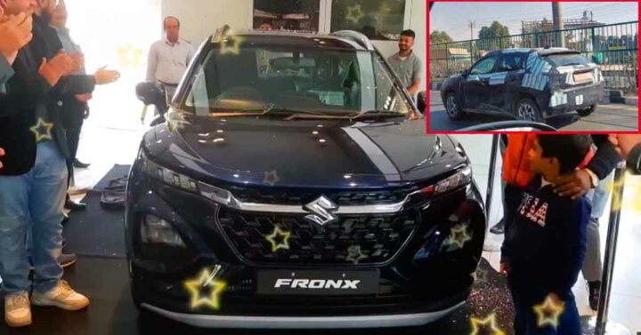 Maruti Fronx Continues Testing Even As Display Units Reach Dealerships ...