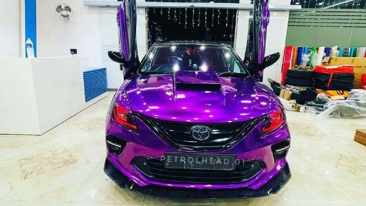 India’s Only Toyota Glanza with Lamborghini-style Scissor Doors » Car ...