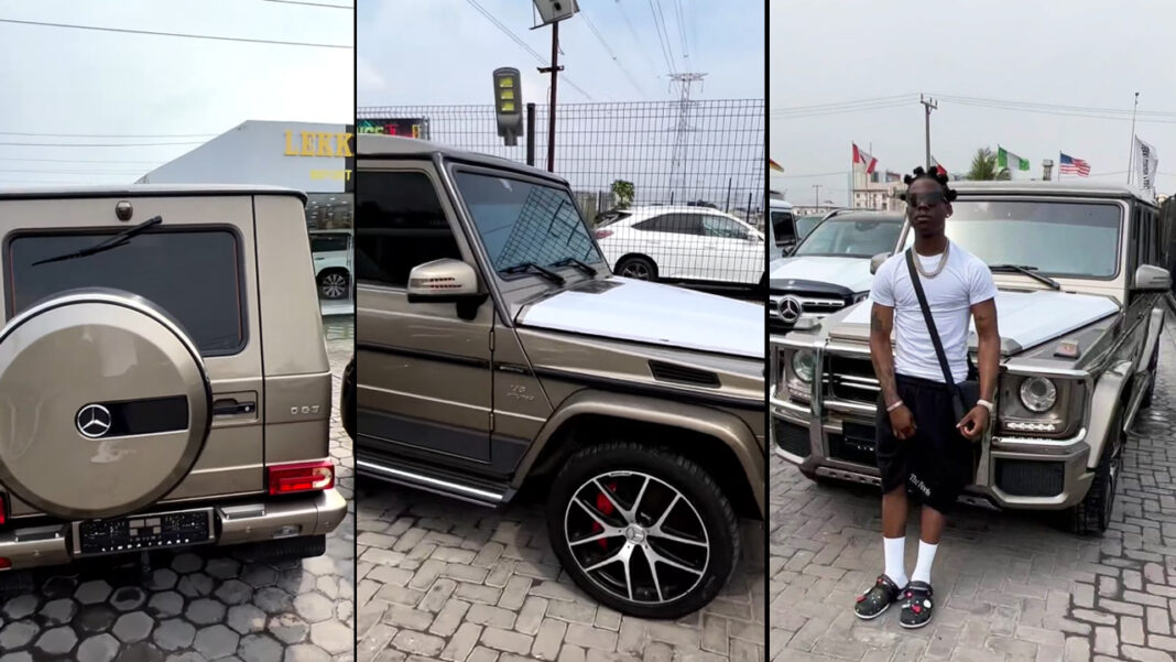 Calm Down Fame Rema Seen in Mercedes G63 In Mumbai » Car Blog India
