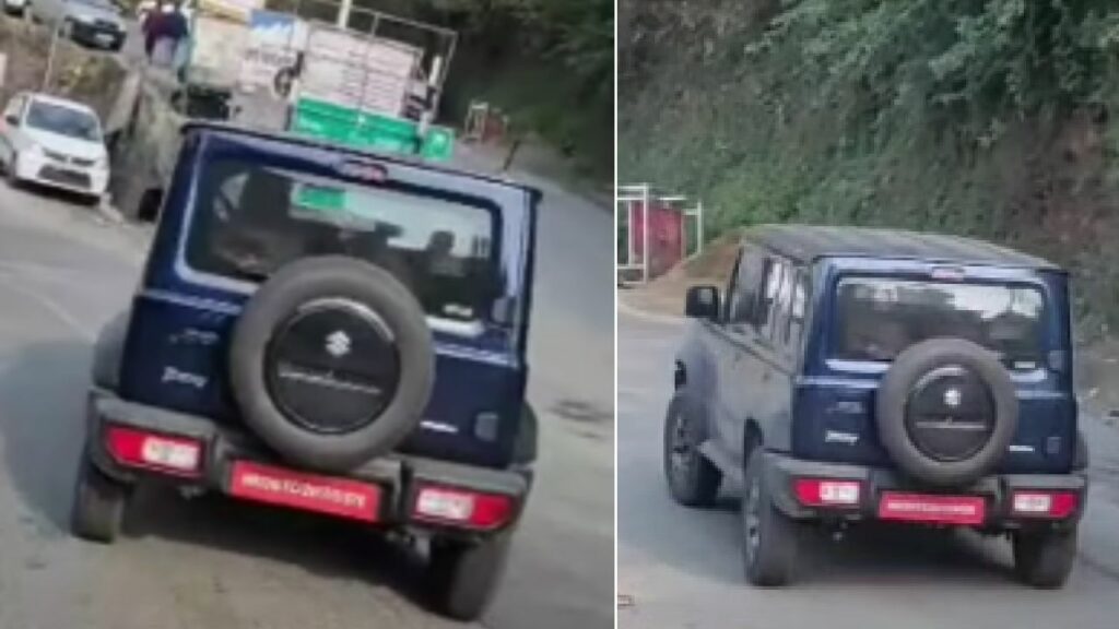 Maruti Jimny Seen in Nexa Blue Colour » Car Blog India