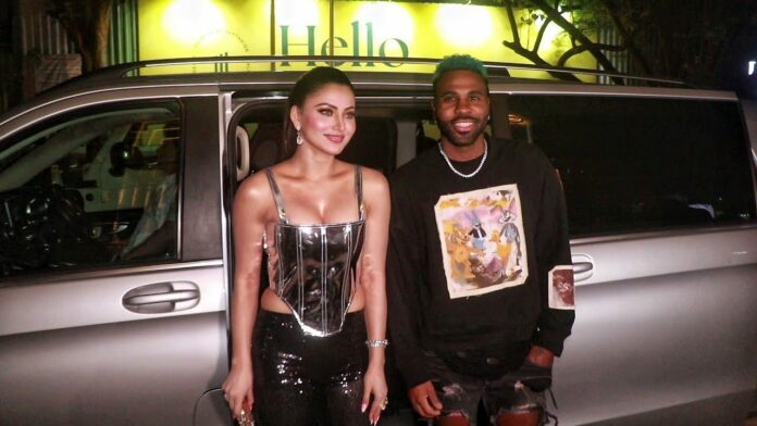 Urvashi Rautela Seen with Jason Derulo in Rs 1.76 Crore Mercedes V ...