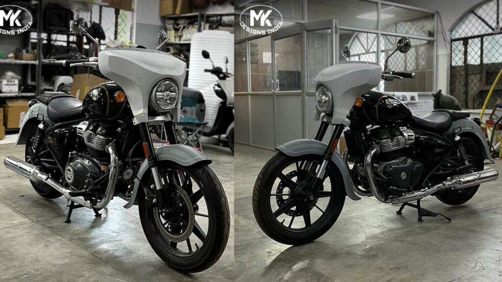 India’s First RE Super Meteor 650 with Bolt-On Body Kit – This is IT ...