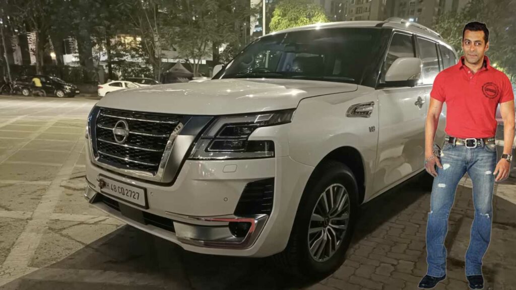 Salman Khan Replaces Land Cruiser With Bullet Proof Nissan Patrol Car