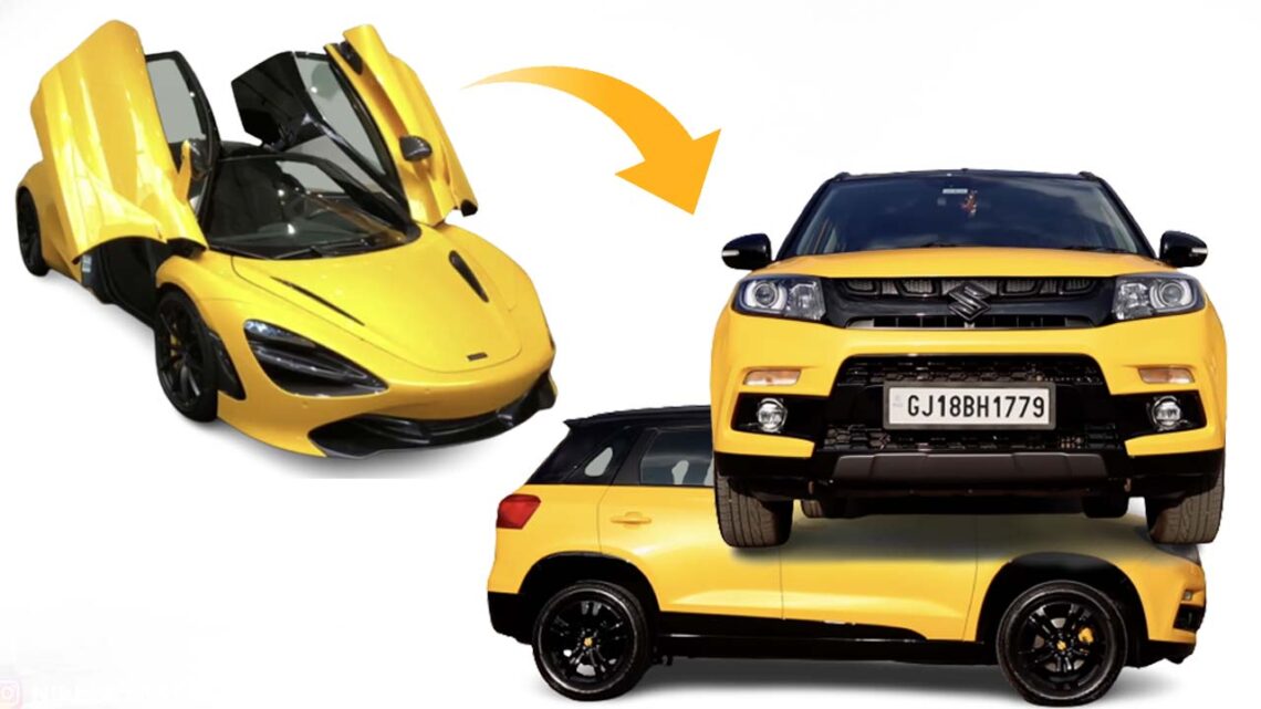 Maruti Brezza With Volcano Yellow Paint From Rs 5 Crore McLaren 720S ...