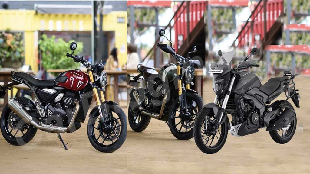 Triumph Speed 400 & Scrambler 400 vs Bajaj Dominar 400 » Car Blog India