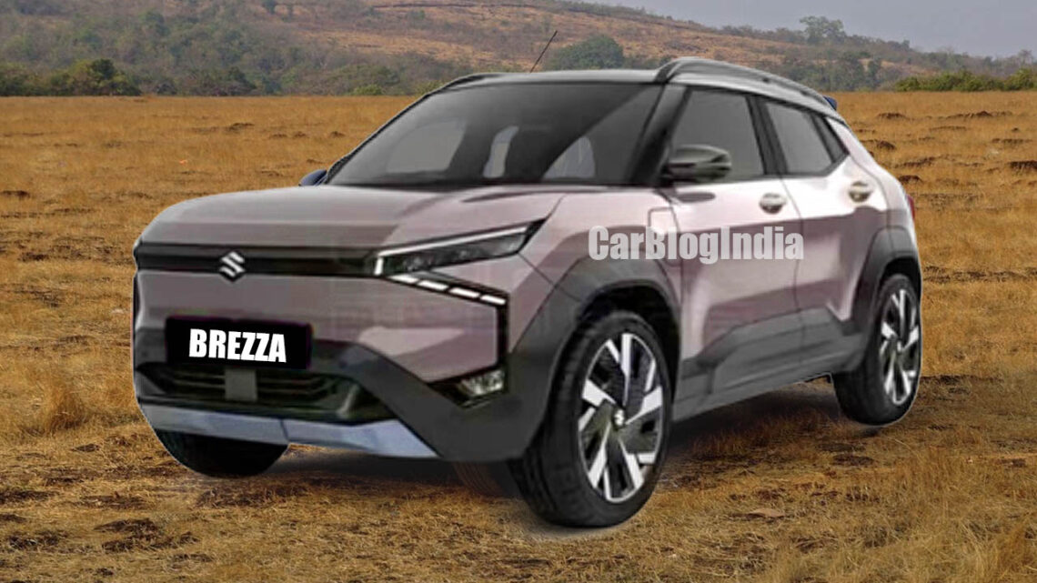 Next-gen Maruti Brezza Visualised Based on eVX Concept » Car Blog India