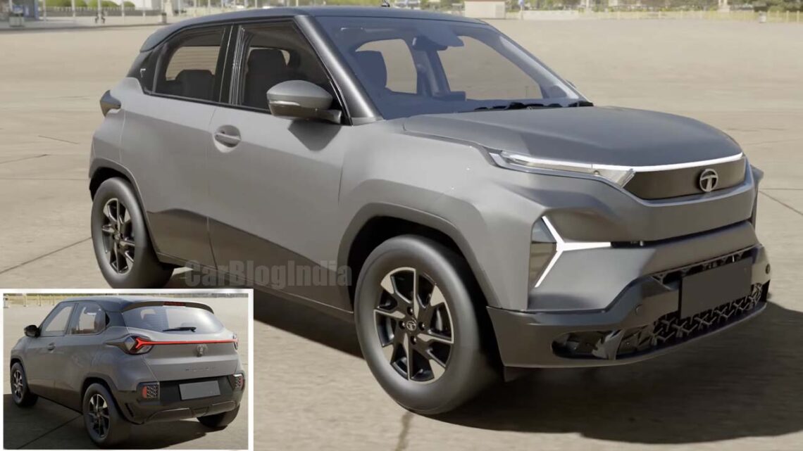 Tata Punch Facelift (Hyundai Exter-rival) Conceptualised Digitally ...