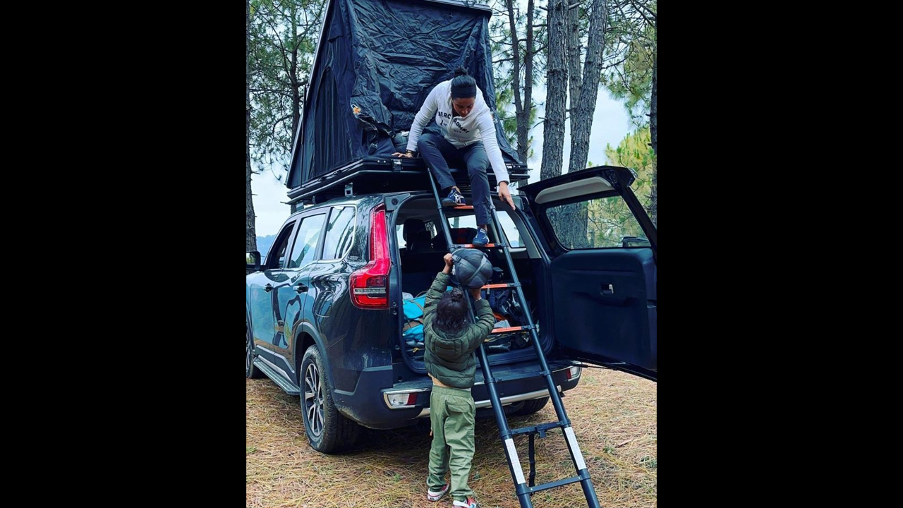 Gul Panag Camping in Mahindra Scorpio N With a Rooftop Tent » Car Blog ...