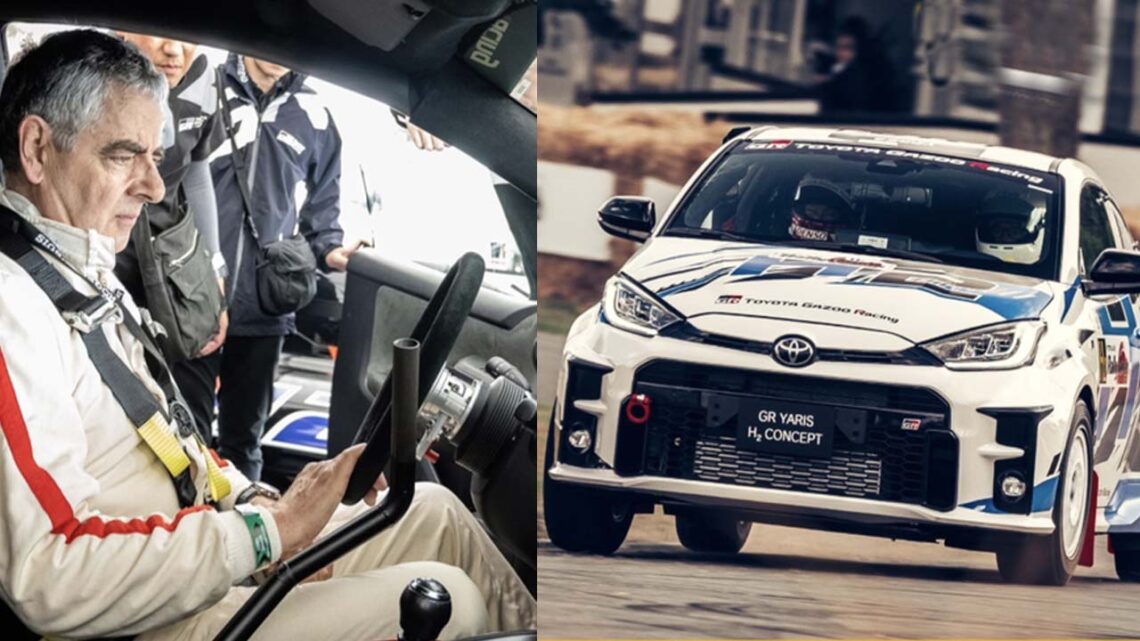 Rowan Atkinson Tests Hydrogen-Powered Toyota GR Yaris H2 » Car Blog India