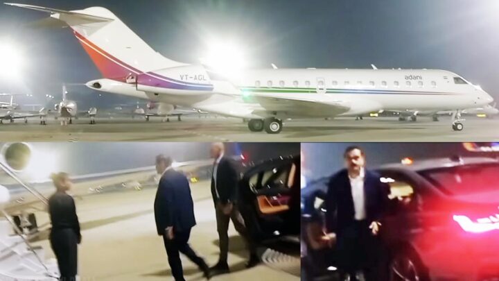 Gautam Adani Boards Private Jet After Getting Off His BMW 7 Series ...