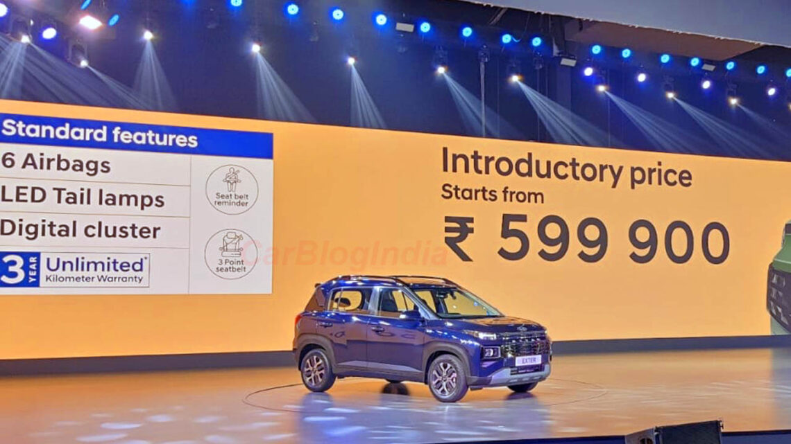 Hyundai Exter Launched – Everything You Must Know » Car Blog India