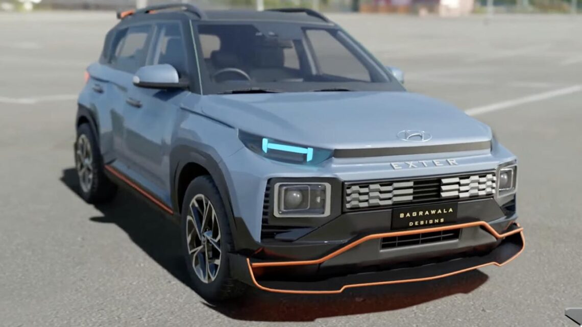 Hyundai Exter N-Line Visualised Minutes Before Launch » Car Blog India