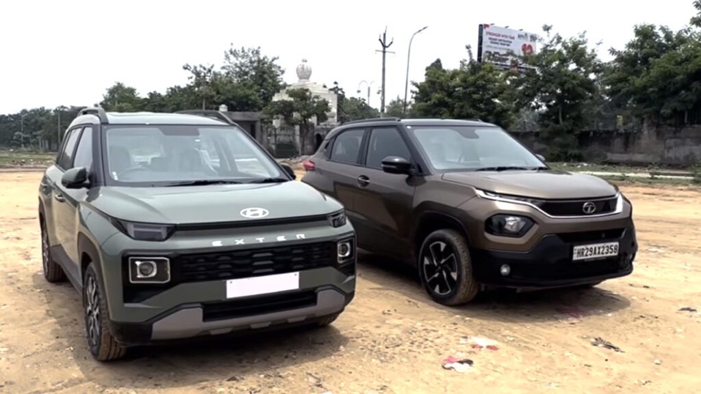 Hyundai Exter vs Tata Punch in First Ever Walkaround Comparison » Car Blog India