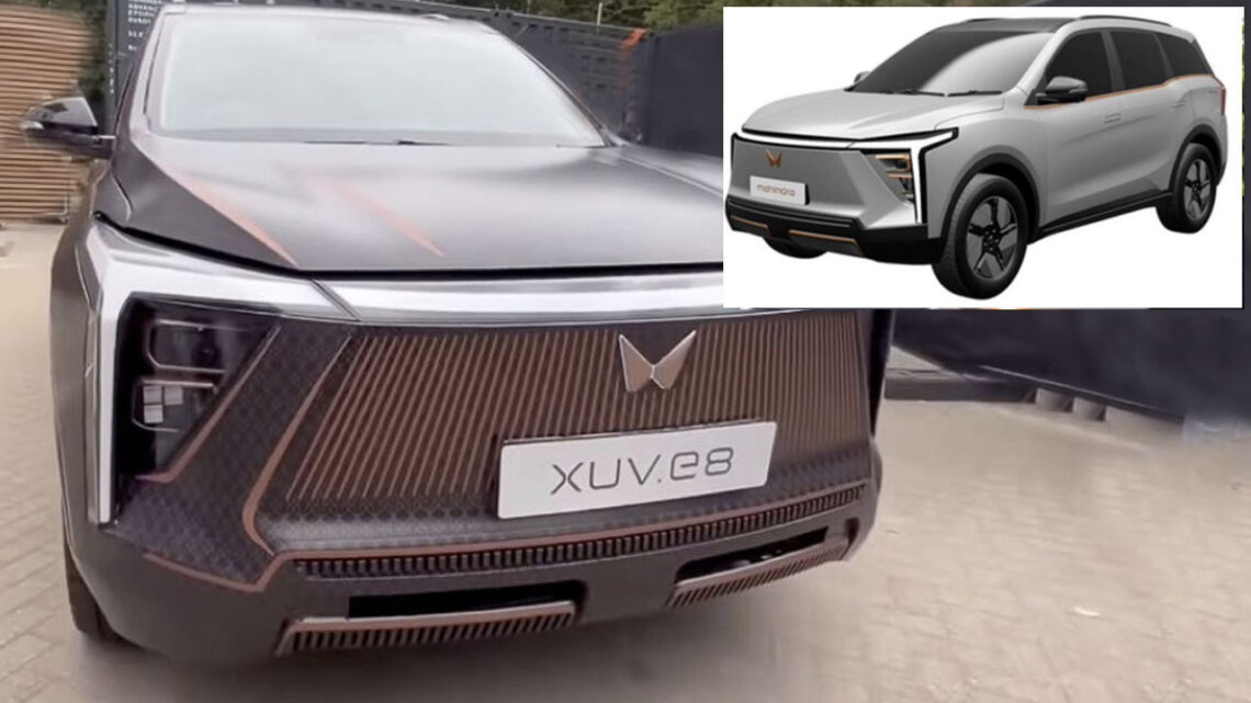 Mahindra XUV.e8 Design Patent Leaked Ahead Of Launch » Car Blog India