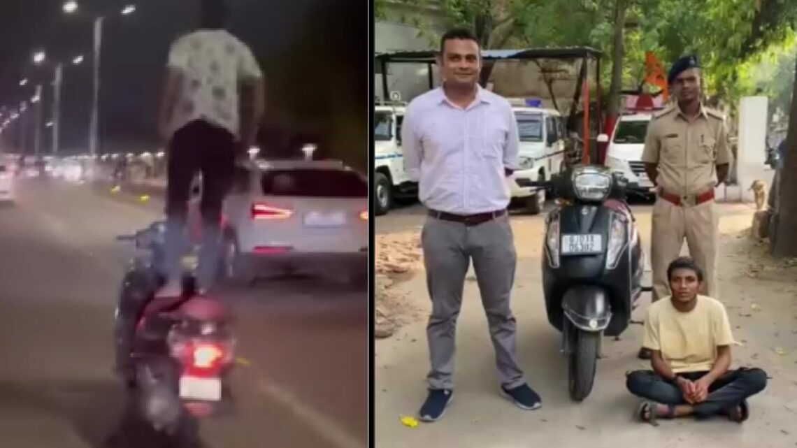 Man Stands on a Moving Suzuki Access 125 for Reels, NABBED » Car Blog India