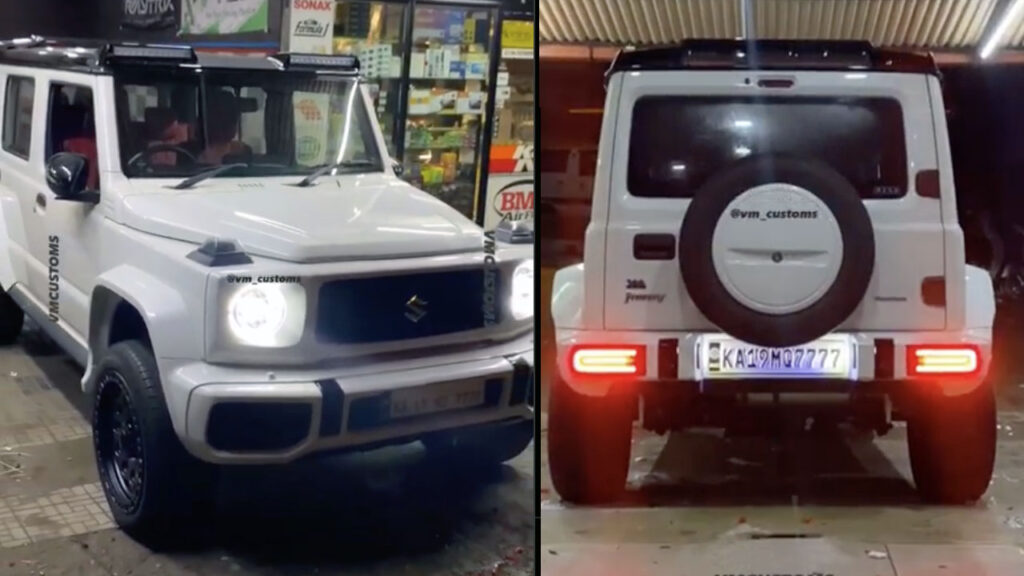 India s Only Maruti Jimny To Mercedes G Wagon Conversion This Is It india-s-only-maruti-jimny-to-mercedes-g-wagon-conversion-this-is-it