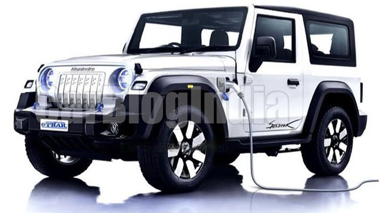 Mahindra Thar EV Visualized in a New Illustration » Car Blog India