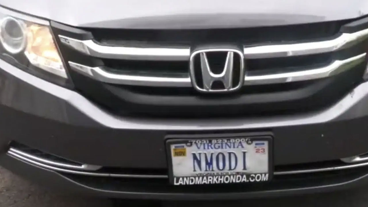 PM Modi Fan in USA Flaunts ‘NMODI’ Number Plate on his Honda MPV » Car ...
