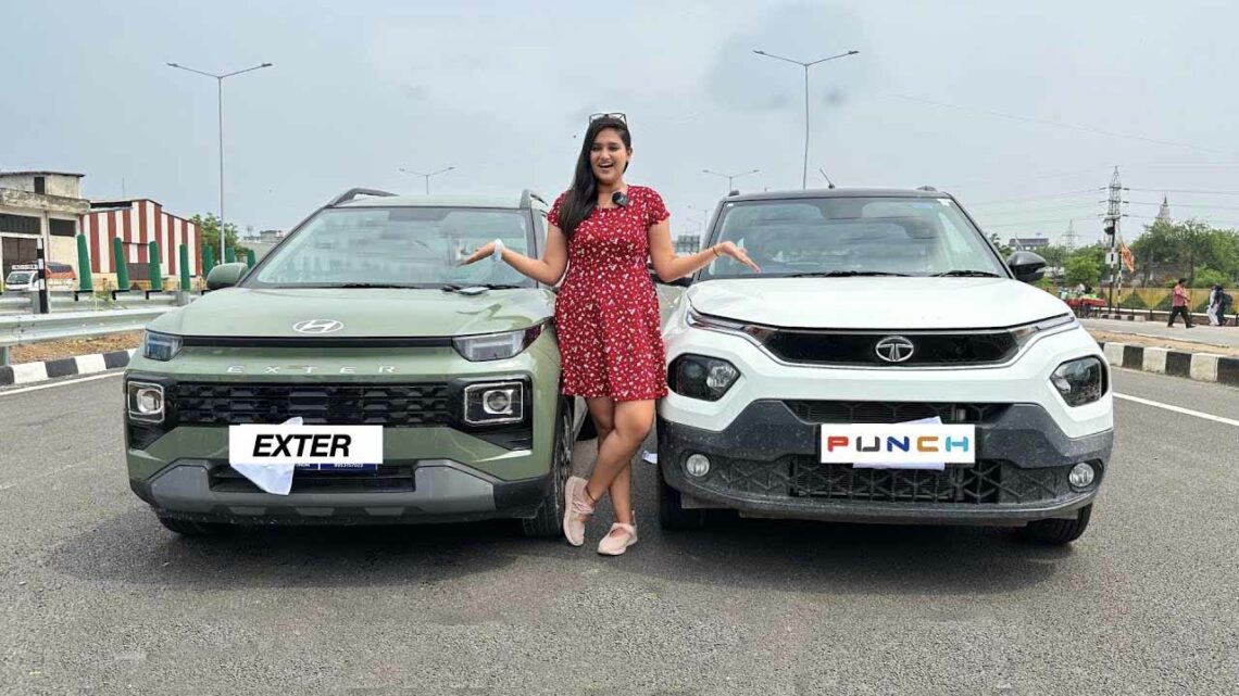 Hyundai Exter vs Tata Punch Comparison » Car Blog India