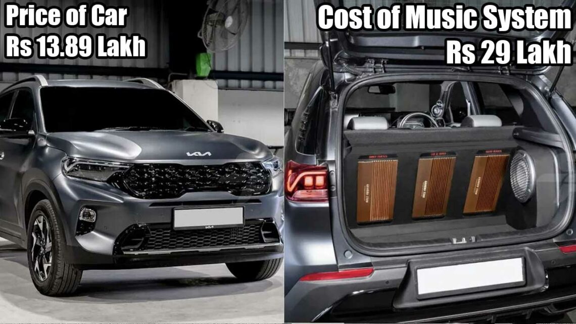 Kia Sonet Owner Spends Rs 29 Lakh for Upgrading Car’s Music System » Car Blog India