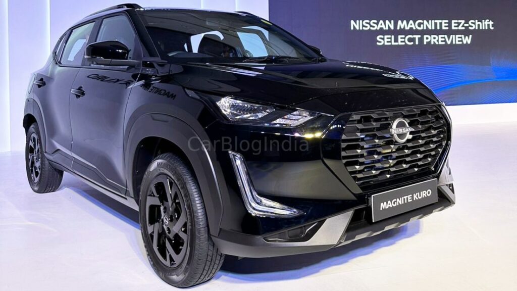 Nissan Magnite KURO Launched, Gets Tata Nexon Dark-Like All-Black Theme ...