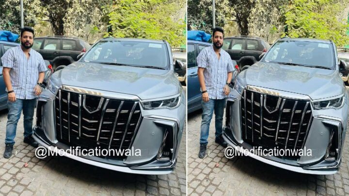 India’s First Toyota Innova Hycross with Modified Facade Looks Odd ...