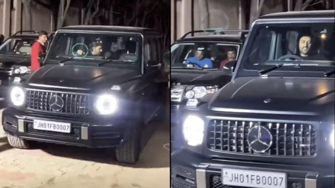 MS Dhoni Seen Driving His Brand New Rs 3.5 Crore Mercedes G63 AMG ...